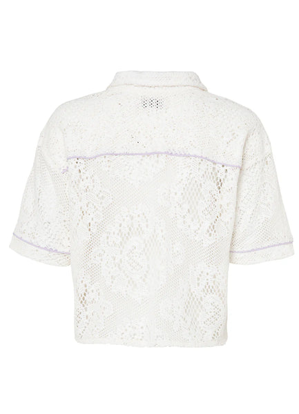 CROP TOP FLOWERY CROCHET SOLENE MAAJI – La Jolla Beachwear